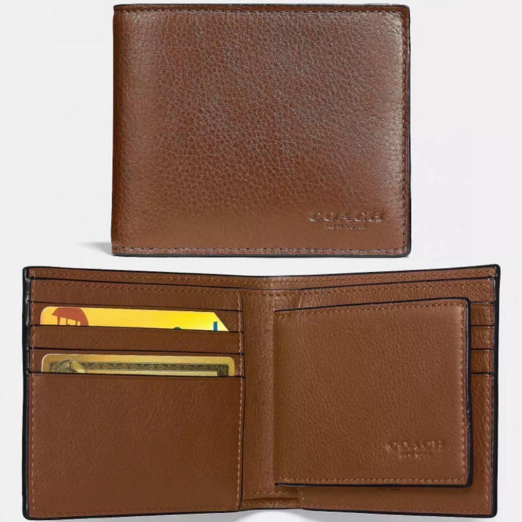 Jual Dompet Co 74991 Compact ID wallet dark saddle 11x9cm | Shopee ...