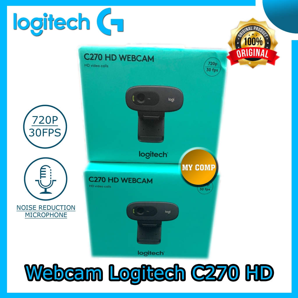 Jual Webcam Logitech C270 HD 720P | Shopee Indonesia
