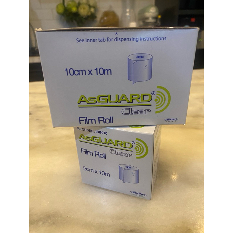 Jual ASGUARD 10cm x 10m FILM ROLL PLESTER ANTI AIR 10 METER PERBOX | Shopee Indonesia