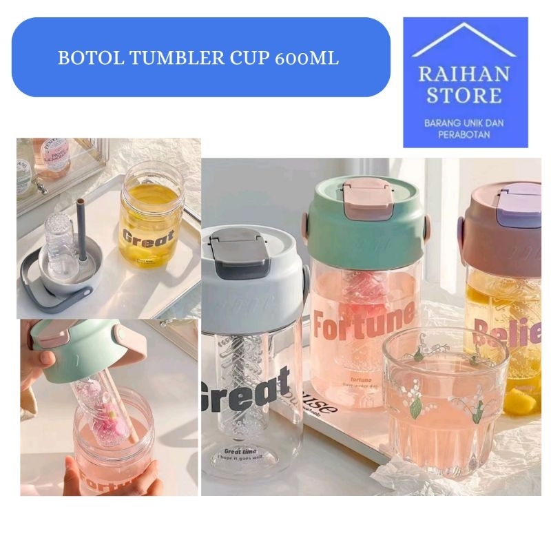 Jual Sedotan Gelas Tumbler Aesthetic 600ml Gelas Minum Kaca Gelas Susu ...