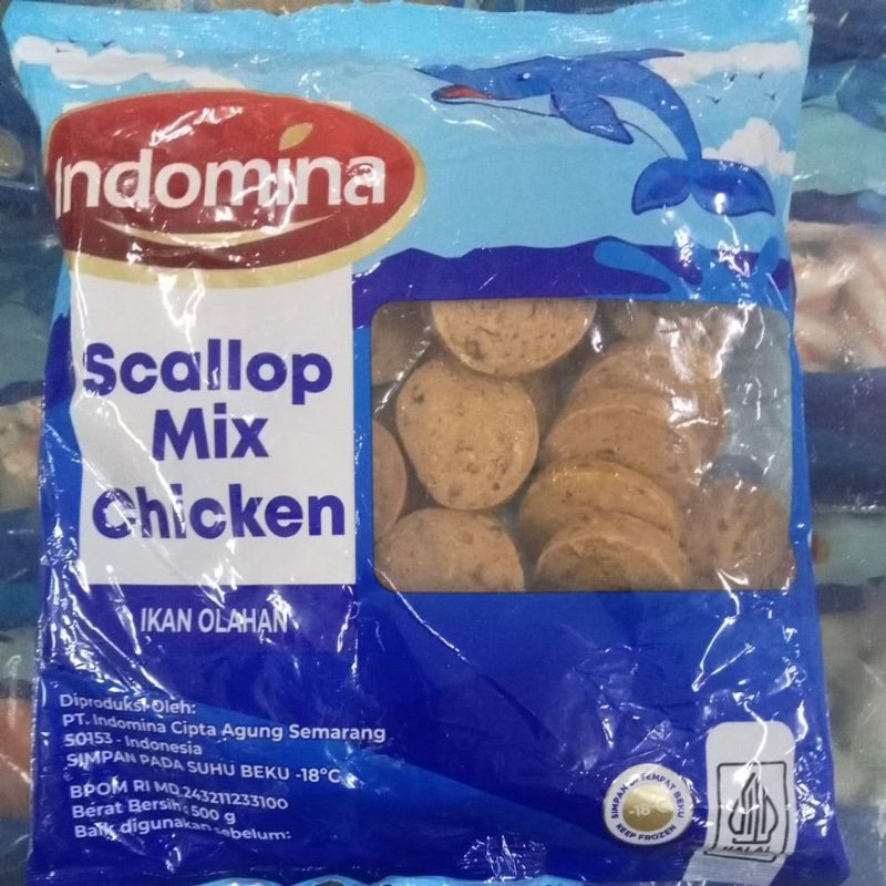 Jual indomina scallop mix chiken 500gr | Shopee Indonesia