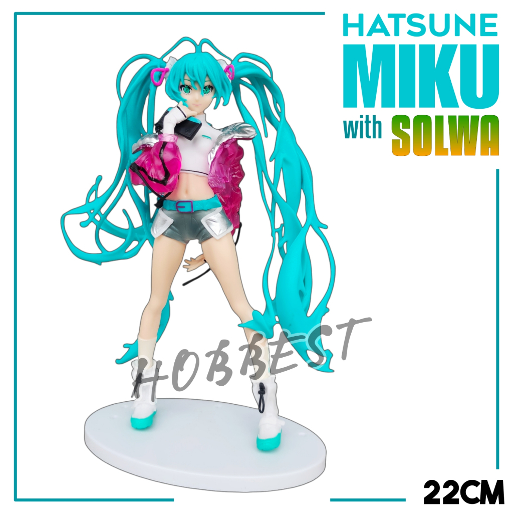 Jual HATSUNE MIKU with SOLWA - Action Figure Miniatur Pajangan Topper ...