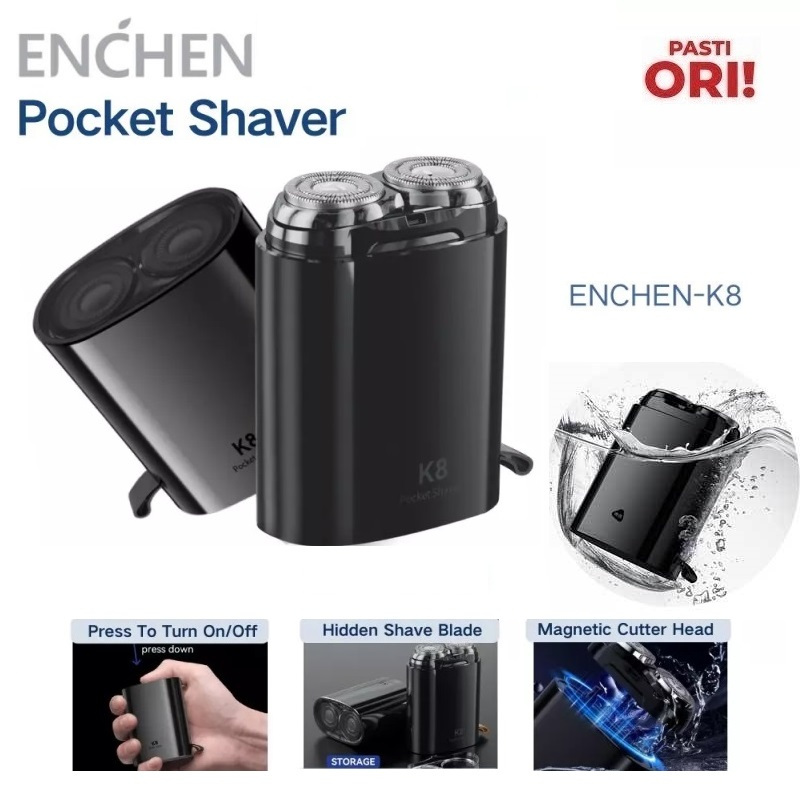 Jual ENCHEN K8 Pop-up Travel Shaver Pencukur Jenggot Mini Elektrik ...