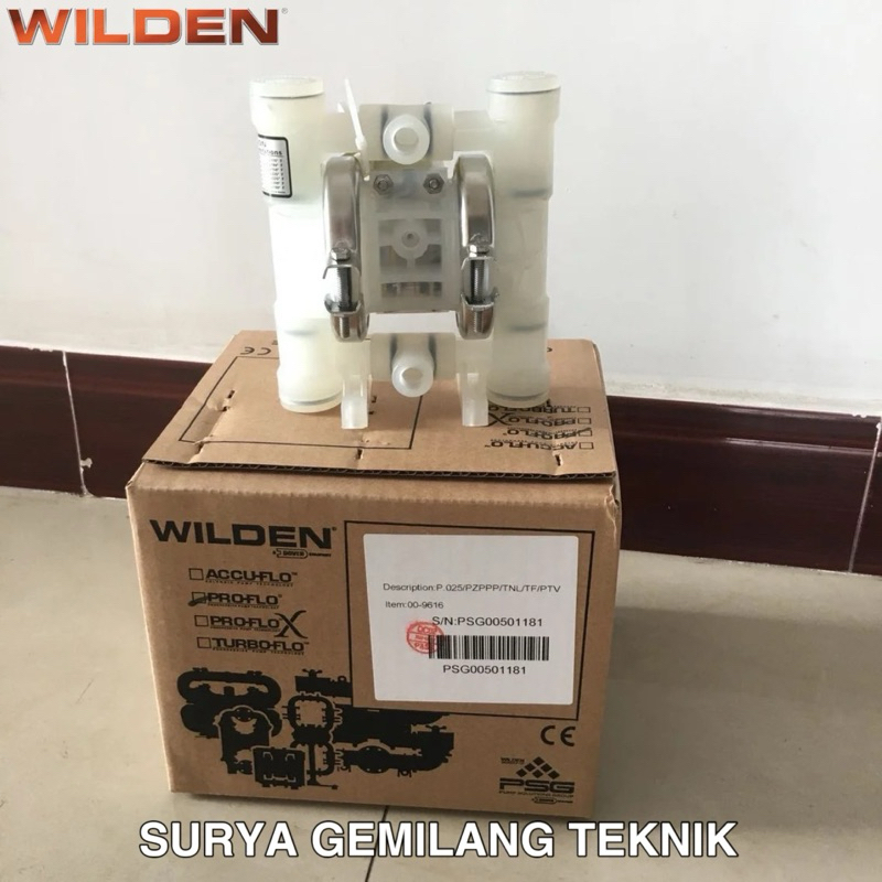 Jual WILDEN PUMP P025/PZPPP/TNL/TF/PTV 1/4" PLASTIK DIAPHRAGM PUMP ...