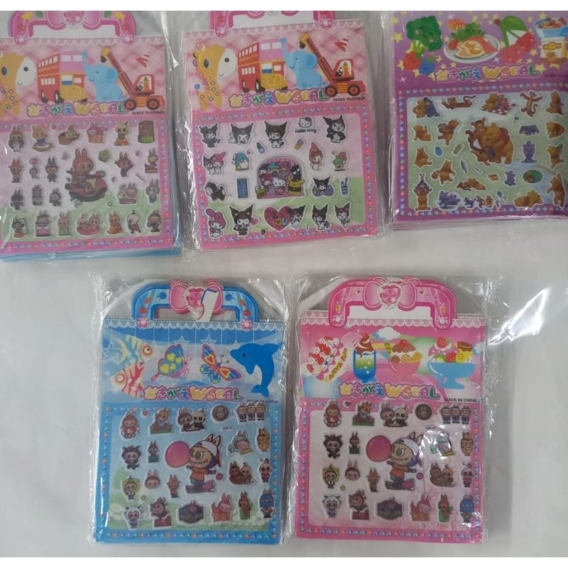 Jual Stiker Tas isi 20 Pcs / Stiker BP Stiker Tas Motif Gambar Motif ...
