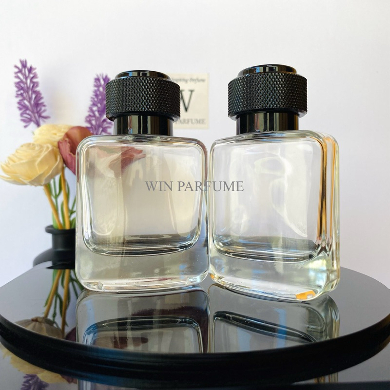 Jual Botol Parfum Oval 50ml Semi Press Tutup Premium Hitam Cincin Ring ...