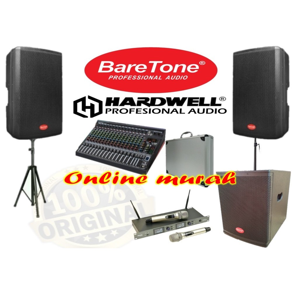 Jual paket sound system hardwell mark 16 2bh baretone max15h 15 inch ...
