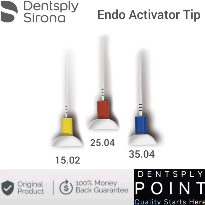 Jual ORIGINAL Dentsply Endo Activator Tips - Small Medium Large Yellow ...