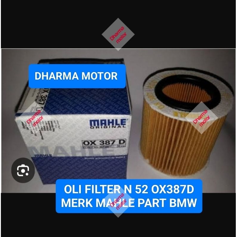 Jual OLI FILTER N52 OX 387 D BMW MERK MAHLE PART BMW | Shopee Indonesia