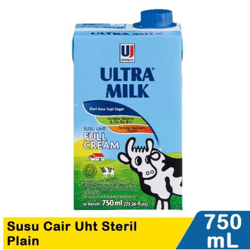 Jual Ultra milk susu 750 ml | Shopee Indonesia
