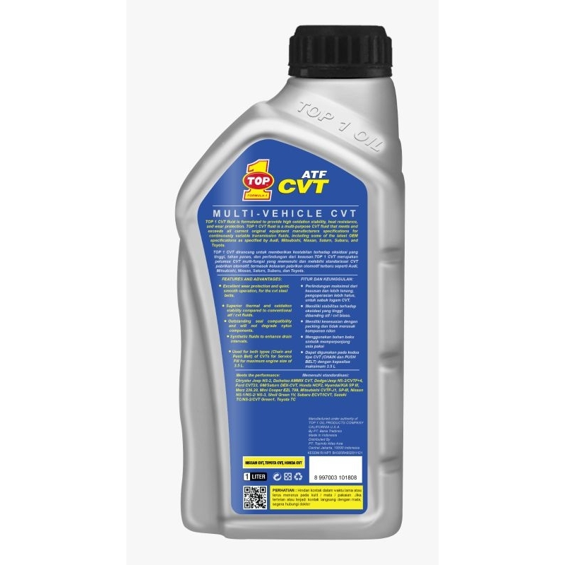 Jual OLI ATF CVT TOP1 1 LITER | Shopee Indonesia