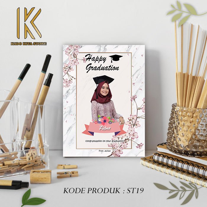 Jual Custom Bingkai Wood Printing Hadiah Kado Hiasan Dinding Wisuda ...