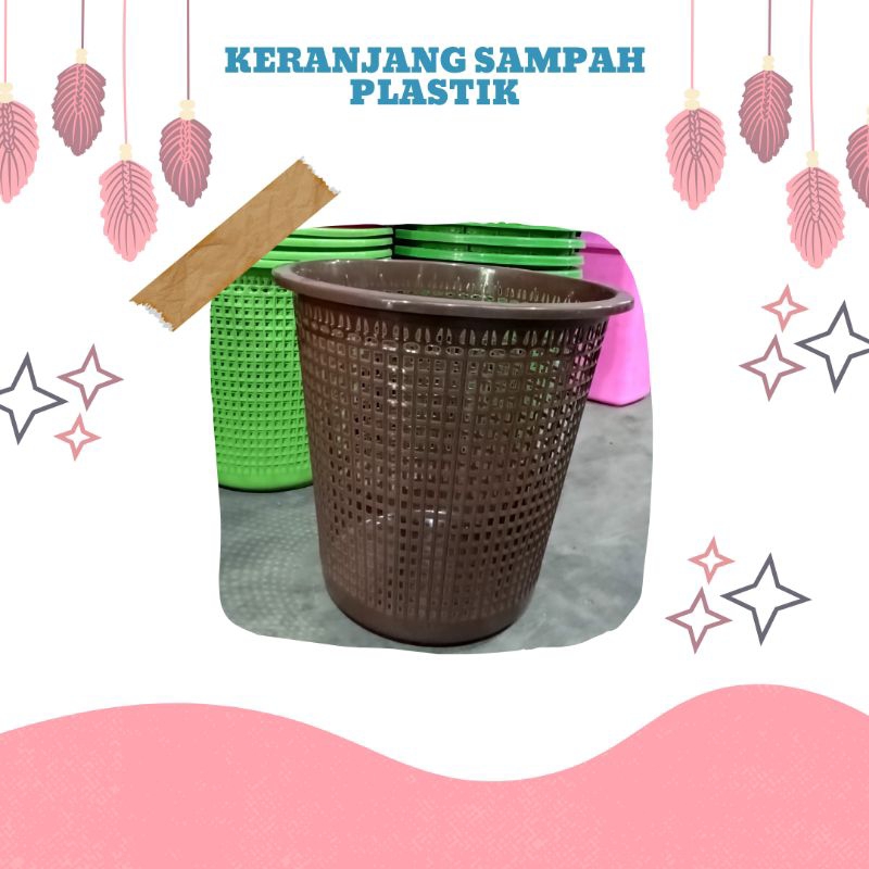 Jual KERANJANG SAMPAH PLASTIK / KERANJANG SAMPAH MURAH | Shopee Indonesia