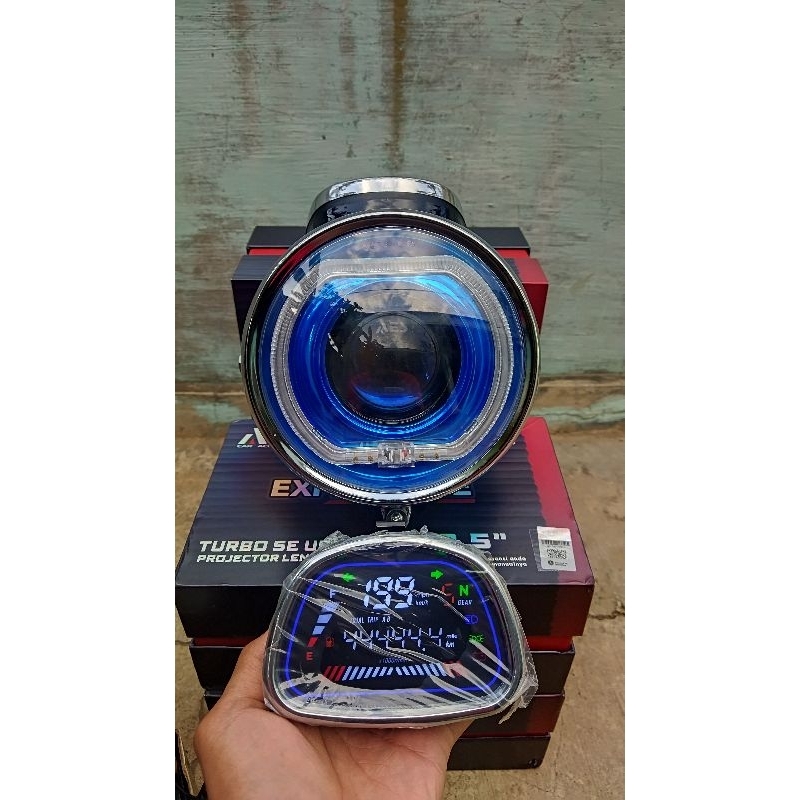 Jual LAMPU CD SPIDO DIGITAL SET BILED AES TURBO,DEMON RGB DAN RELAY ...
