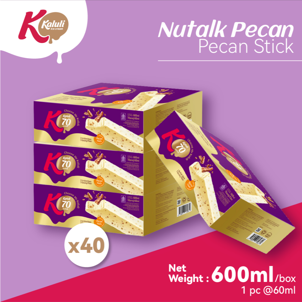 Jual Kaluli Ice Cream Nutalk Pecan Stick 60ml (1 karton = 40 pcs) - Low ...
