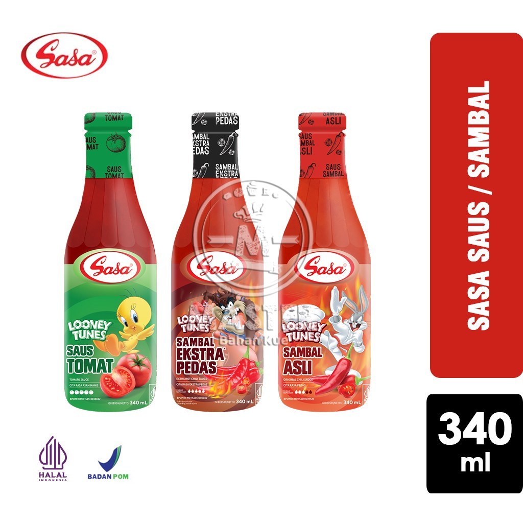 Jual Sasa Saus Tomat / Sambal Asli / Sambal Ekstra Pedas All Varian ...