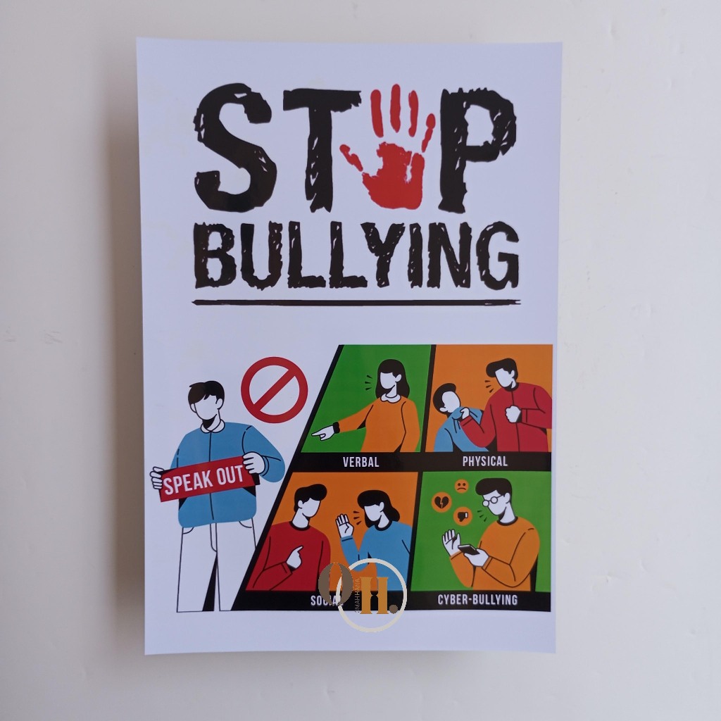 Jual Poster Stop Bullying - Perundungan - Bentuk Perundungan - Poster Sekolah | Shopee Indonesia