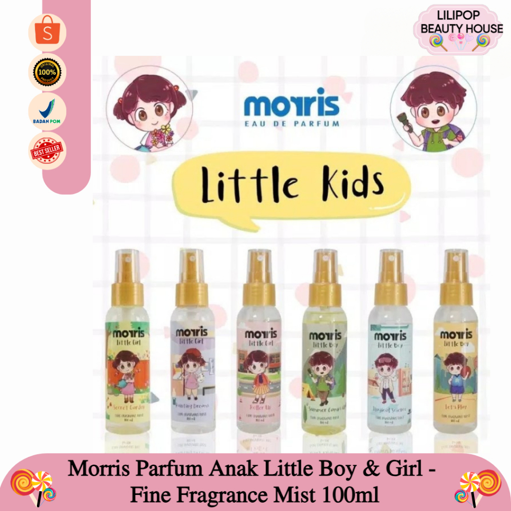 Jual Morris Parfum Anak Little Boy & Girl - Fine Fragrance Mist 100ml ...