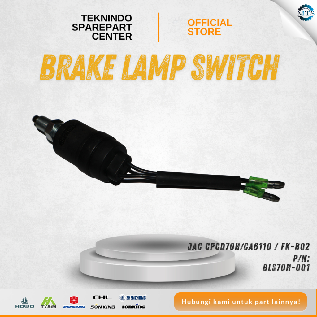 Jual BRAKE LAMP SWITCH JAC CPCD70H/CA6110 / FK-B02 | BLS70H-001 | Type Model: SONKING-JAC-CPCD70 ...