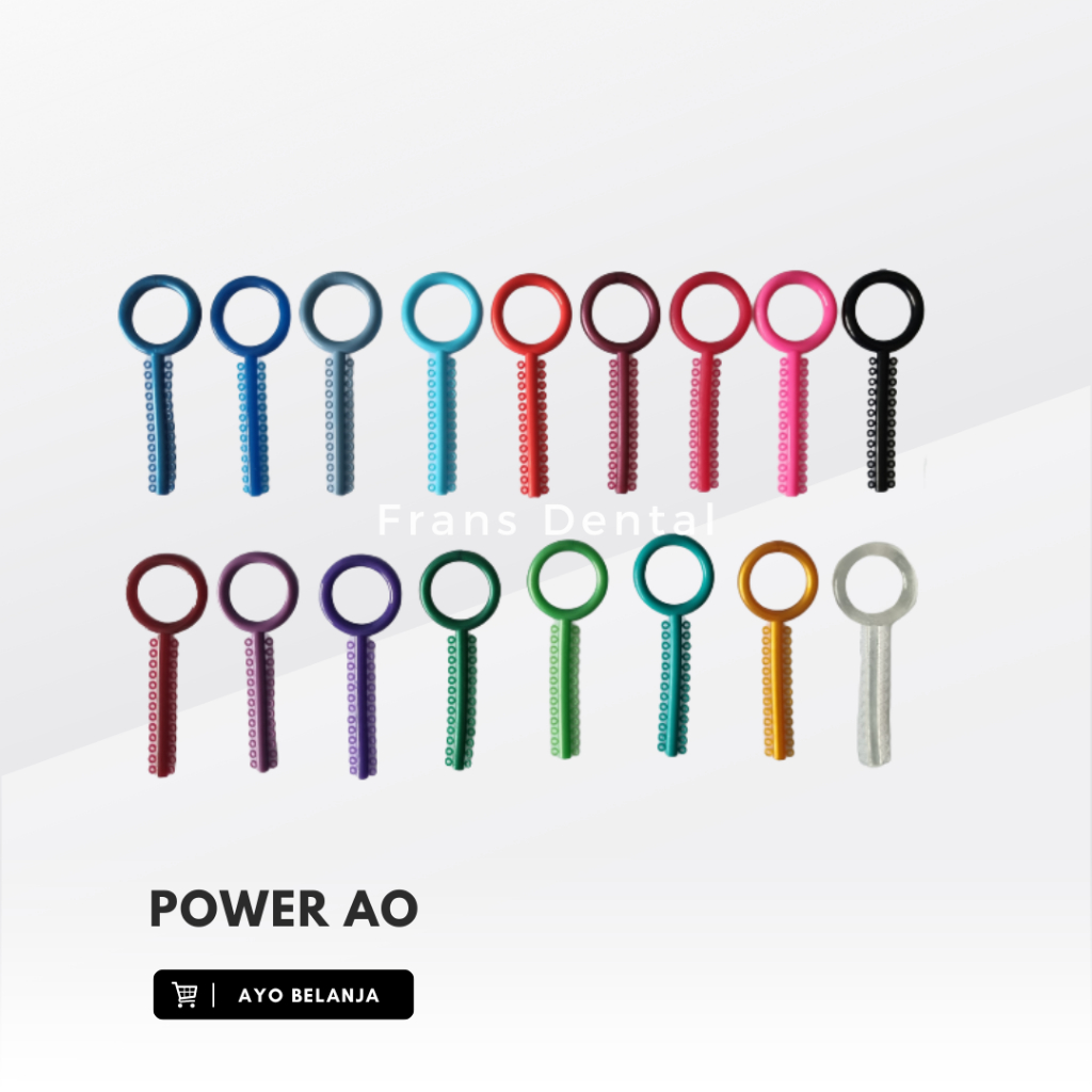 Jual Power O AO American Orthodontic Karet Behel O Braces Ortho ini ...
