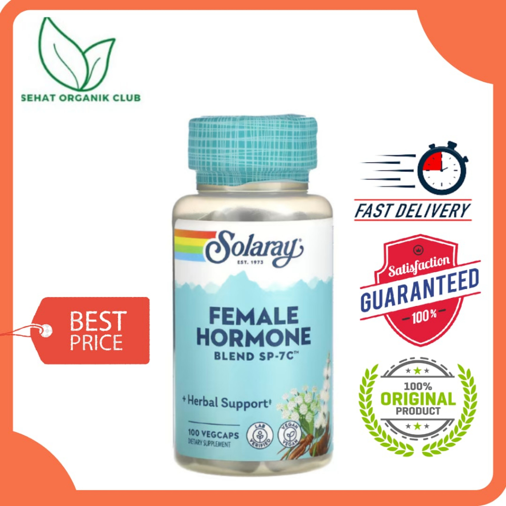 Jual Solaray Female Hormone Blend SP 7C 100 VegCaps | Shopee Indonesia
