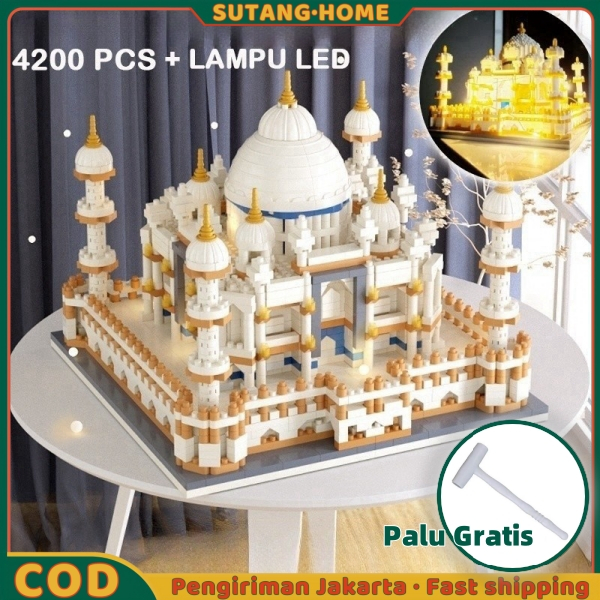Jual 【SUTANG】Minecraft Brick Block Taj Mahal Mainan Block Puzzle 3D ...