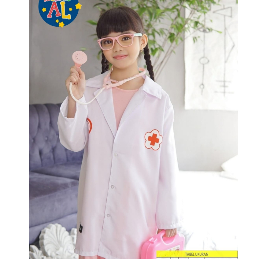 Jual JAS DOKTER ANAK 1-10 TAHUN/jas dokter anak murah/jas dokter anak ...