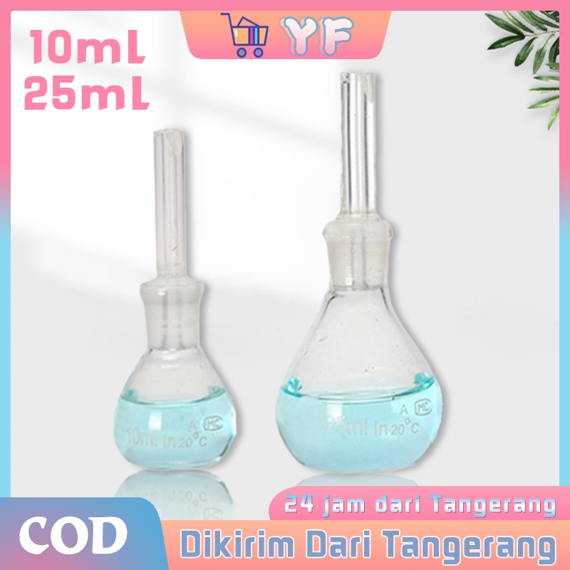Jual 10ml 25ml Piknometer Pyrex Botol Pycnometer Picnometer | Shopee ...