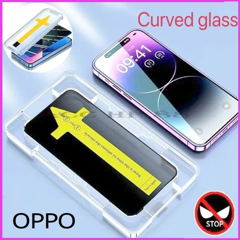Jual Acchp Anti Gagal pasang Tempered Glass Model Superfit Anti Spy Antikepo ALL Type Oppo A3 ...