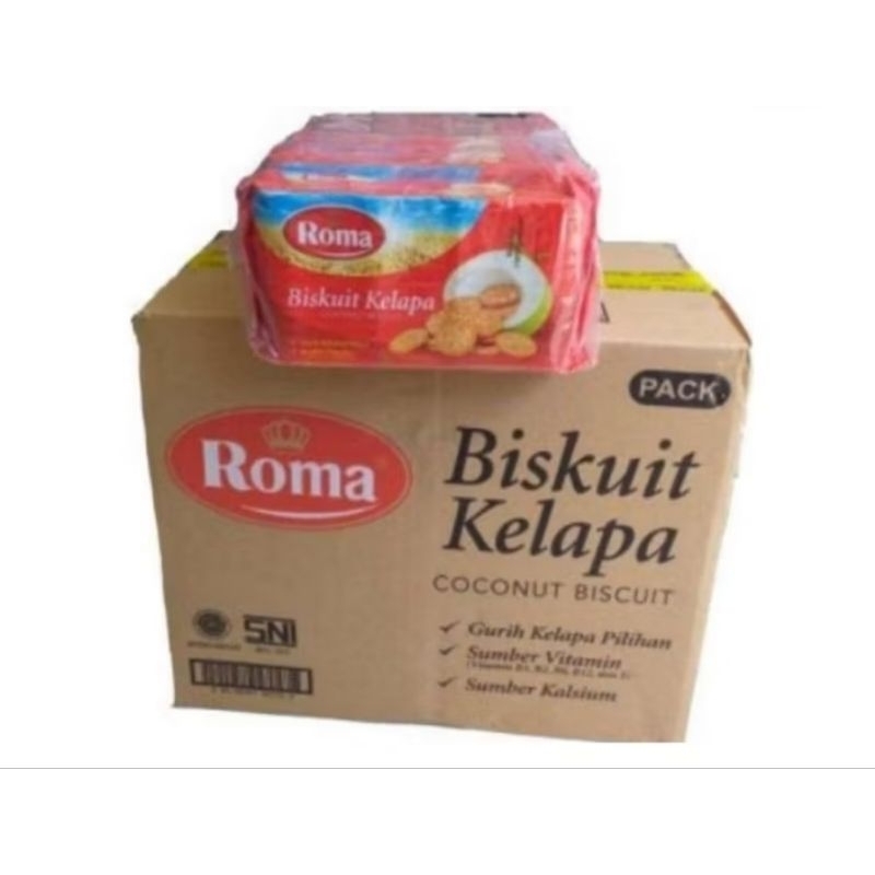 Jual Roma Biskuit Kelapa 1 Dus isi 28 Pcs @300gr | Shopee Indonesia
