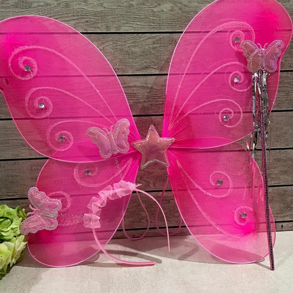 Jual Sayap Anak-Anak Peri Kupu Kupu Bando Tongkat Peri Set | Butterfly ...