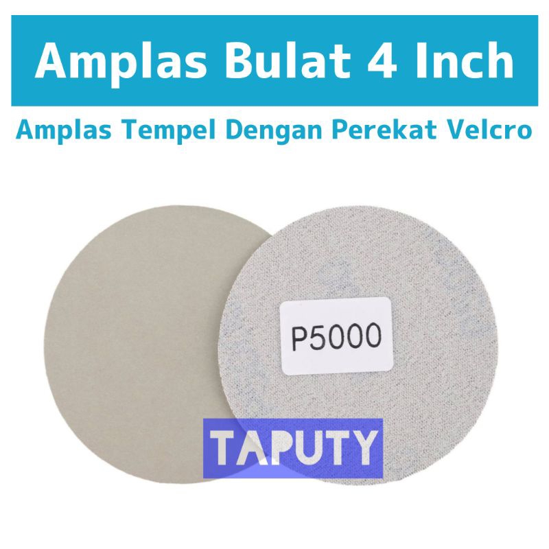 Jual Amplas Bulat Velcro 4 Inch Grit #5000 Amplas Tempel Halus | Shopee ...