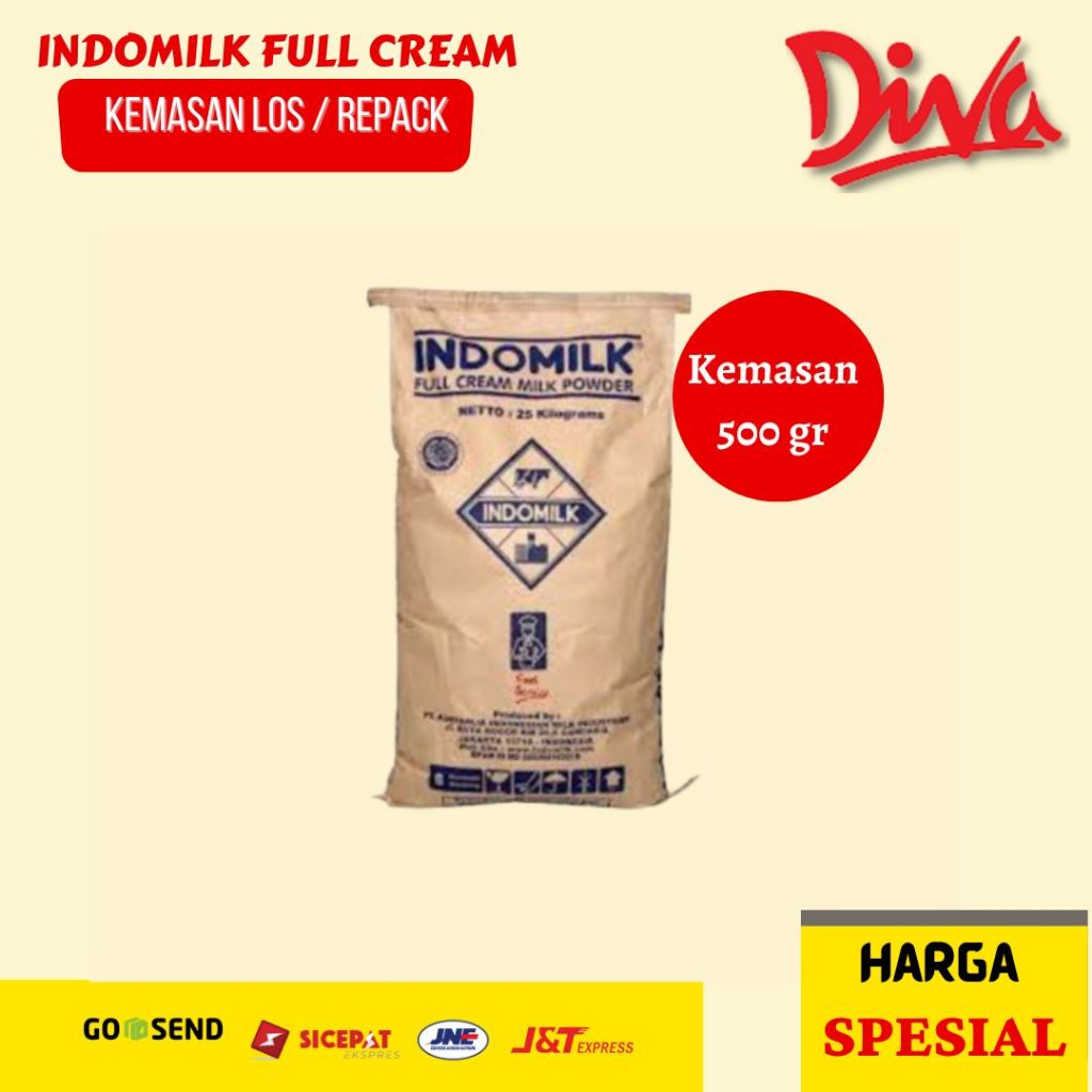 Jual Indomilk Full cream | Susu Bubuk Indomilk Kemasan Los | Susu bubuk ...