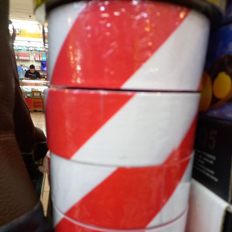 Jual police line 2x300 warna merah putih atau merah kuning | Shopee ...