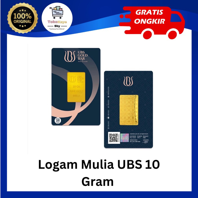 Jual LM Logam Mulia Emas UBS 10 gram (edisi terbaru) | Shopee Indonesia