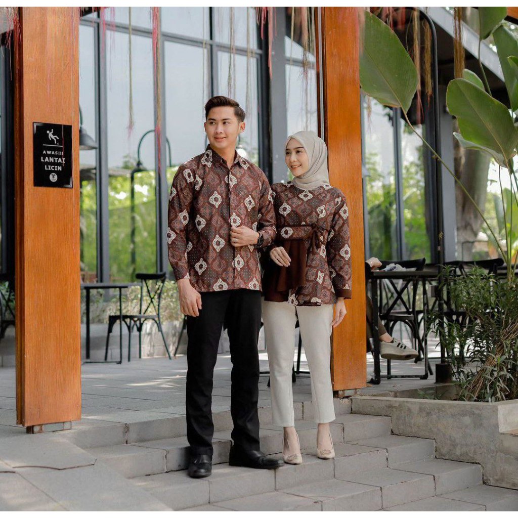 Jual Benang Raja Batik Couple Pria Wanita Katun Gading Mas | Shopee ...
