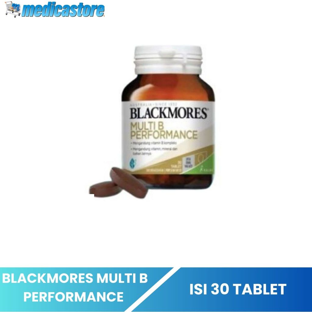 Jual Blackmores multi b performance 30 tablet | Shopee Indonesia