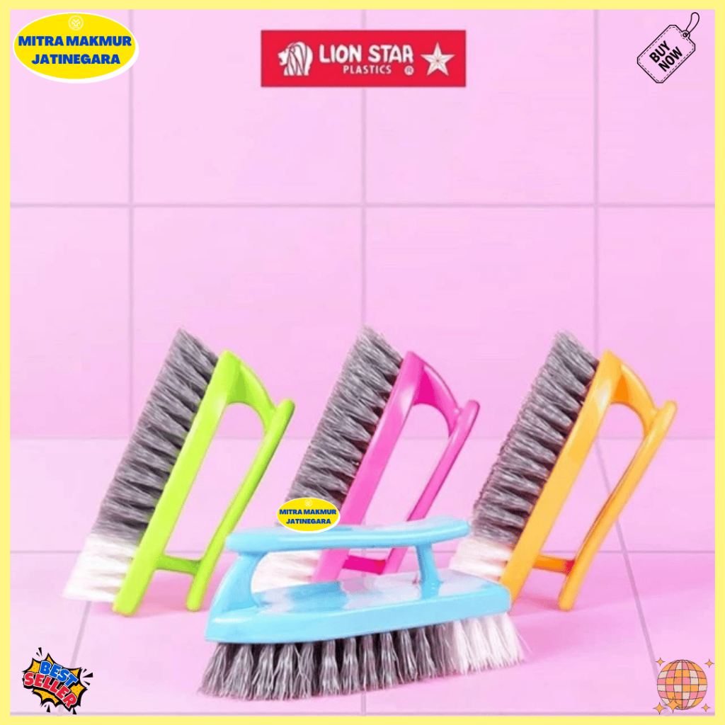 Jual Sikat Lantai Serbaguna Lion Star Kamar Mandi WC BR-2 Lion Star ...