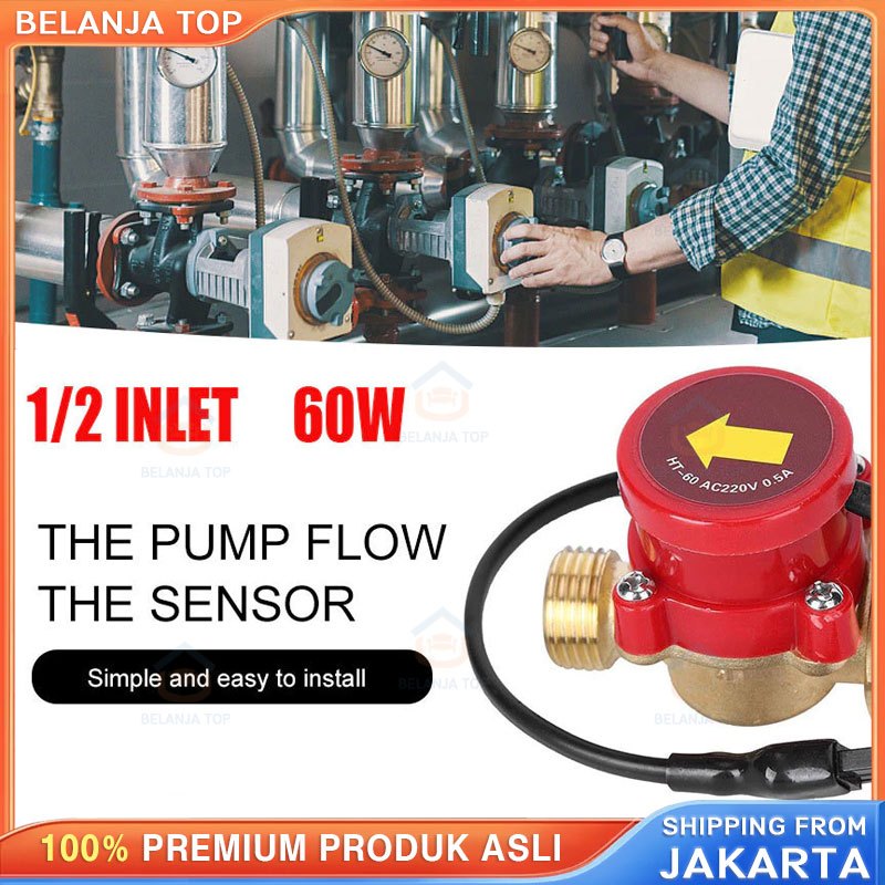 Jual Saklar Otomatis Pompa Booster 1/2 inch saklar Water Flow Switch ...