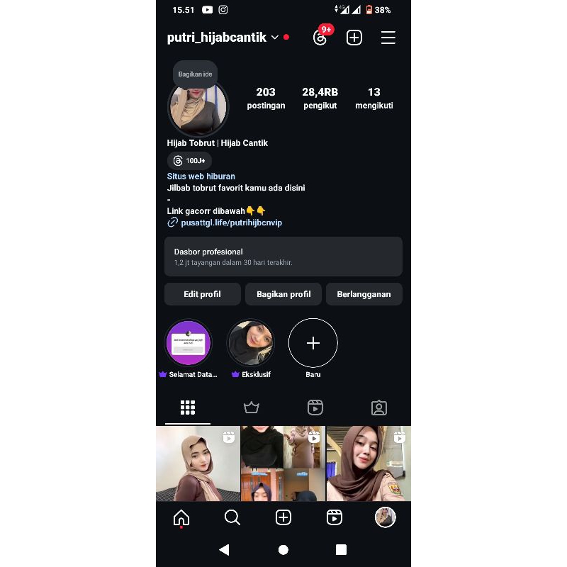 Jual Jual akun Instagram organik 28k++ followers | Shopee Indonesia