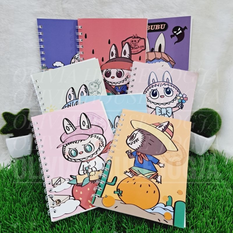 Jual Buku Tulis Labubu Mix Buku Tulis Labubu Note Book Labubu Garis ...