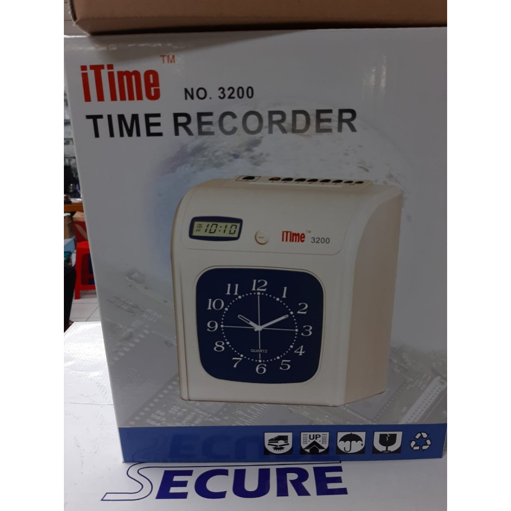 Jual Mesin Absensi mesin absen manual ceklok kartu I TIME 3200 | Shopee ...