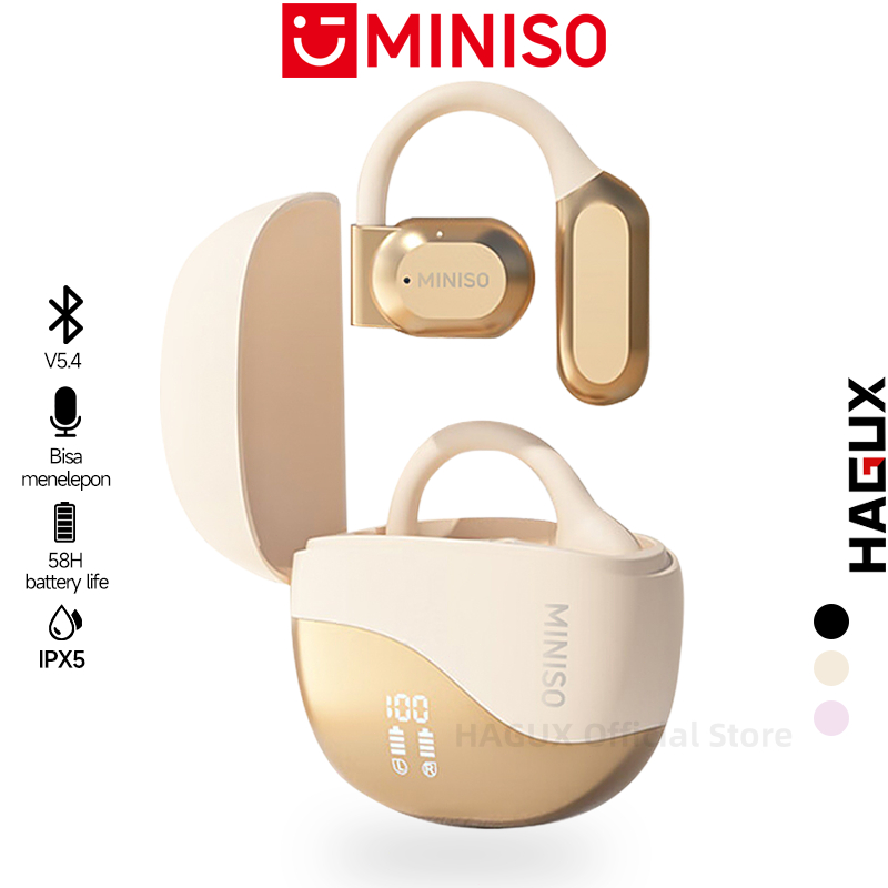 Jual Miniso X38 True Wireless Bluetooth V5.4 TWS Sport Headset Olahraga ...