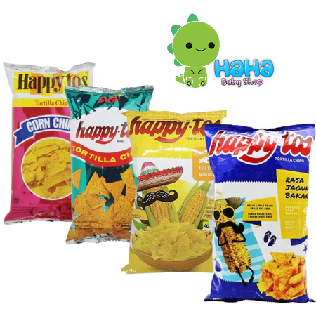 Jual Happytos Happy Tos Tortilla Chips Jagung 140gr / Happy Tos Jagung ...