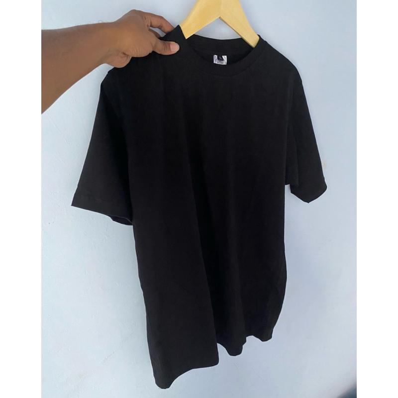 Jual Kaos polos cotton combed 24s, super keren.Warna hitam pekat ...