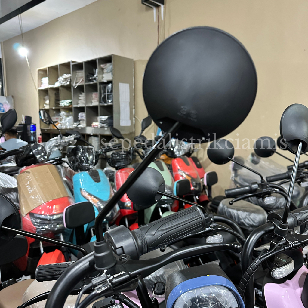 Jual Spion Bulat Kanan Kiri Universal Baut 12 Original Viar Sepeda Listrik 10006-EBK-000 / Spion ...