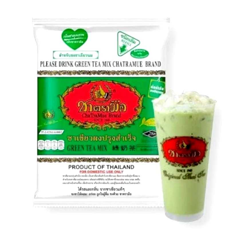 Jual Thai Greentea Chatramue Teh Hijau 200 gram HALAL & BPOM | Shopee ...