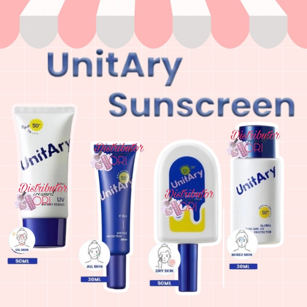 Jual UNITARY Sunscreen Series | SPF 50+ PA++++ Suncare UV Watery ...