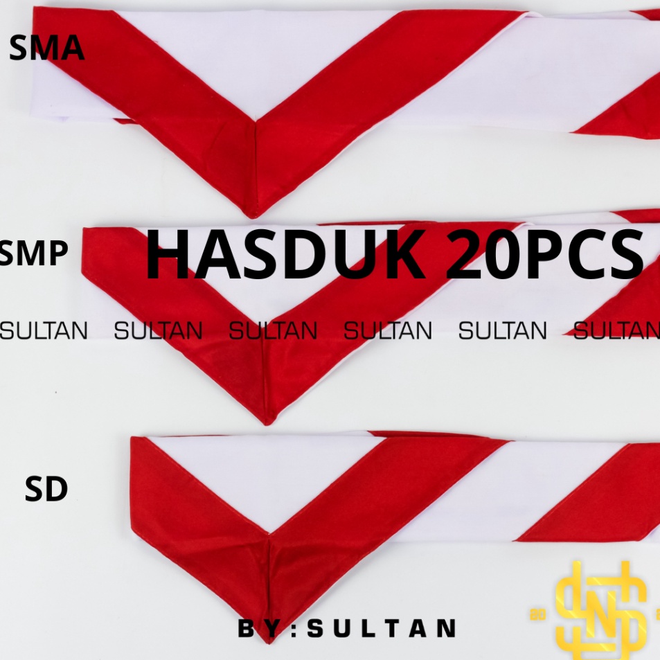 Jual Top banget Harga Grosir 1 Kodi 2 Pcs Hasduk Jumbo Hasduk Sd Smp ...