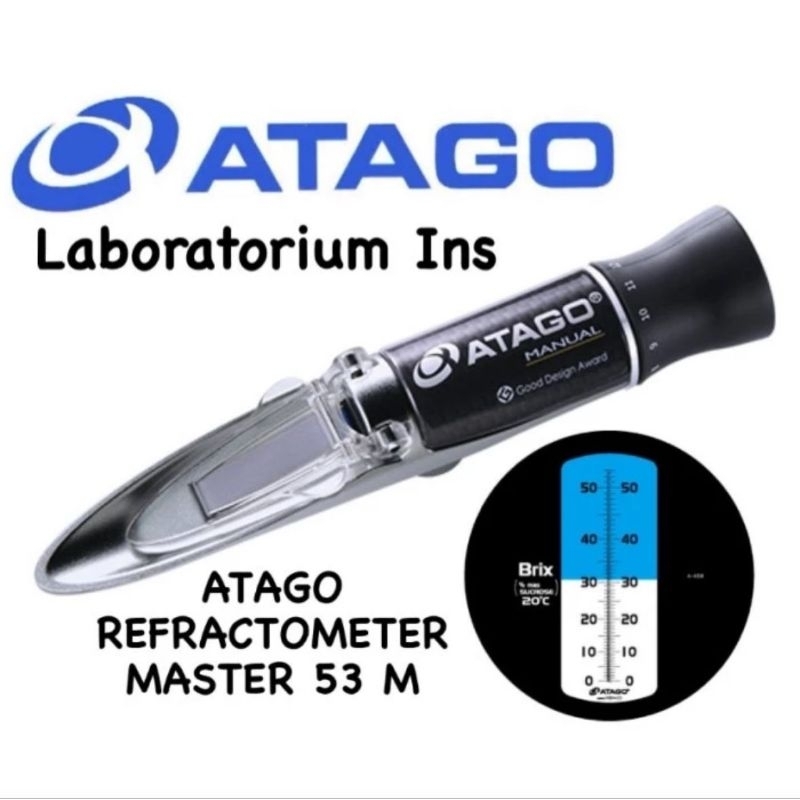 Jual ATAGO MASTER-53M Hand Held Refractometer Cat. No. 2353 | Shopee ...